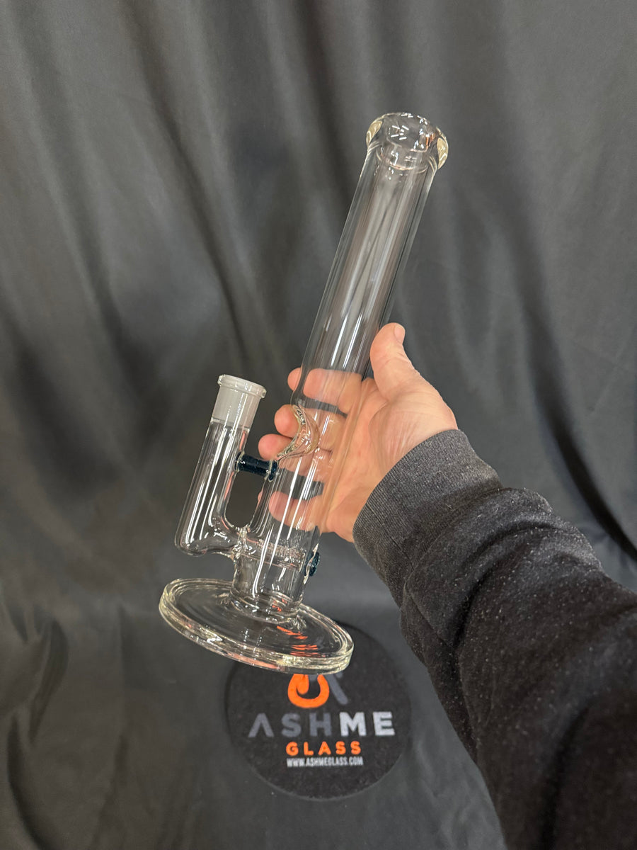 12” mini tube, 32hole perc on 45x5 tubing. 18mm – AshMe Glass