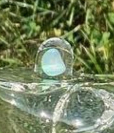 Upgrade Large white opal – AshMe Glass