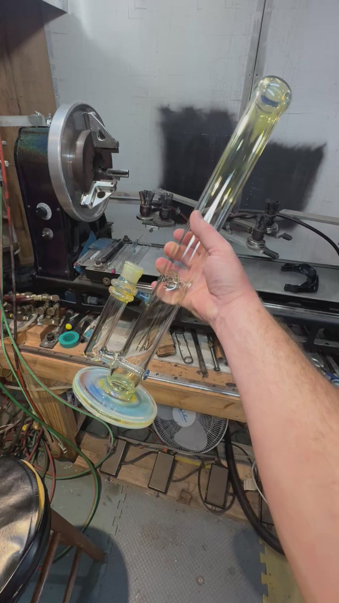 60hole 18” silver fume tube – AshMe Glass