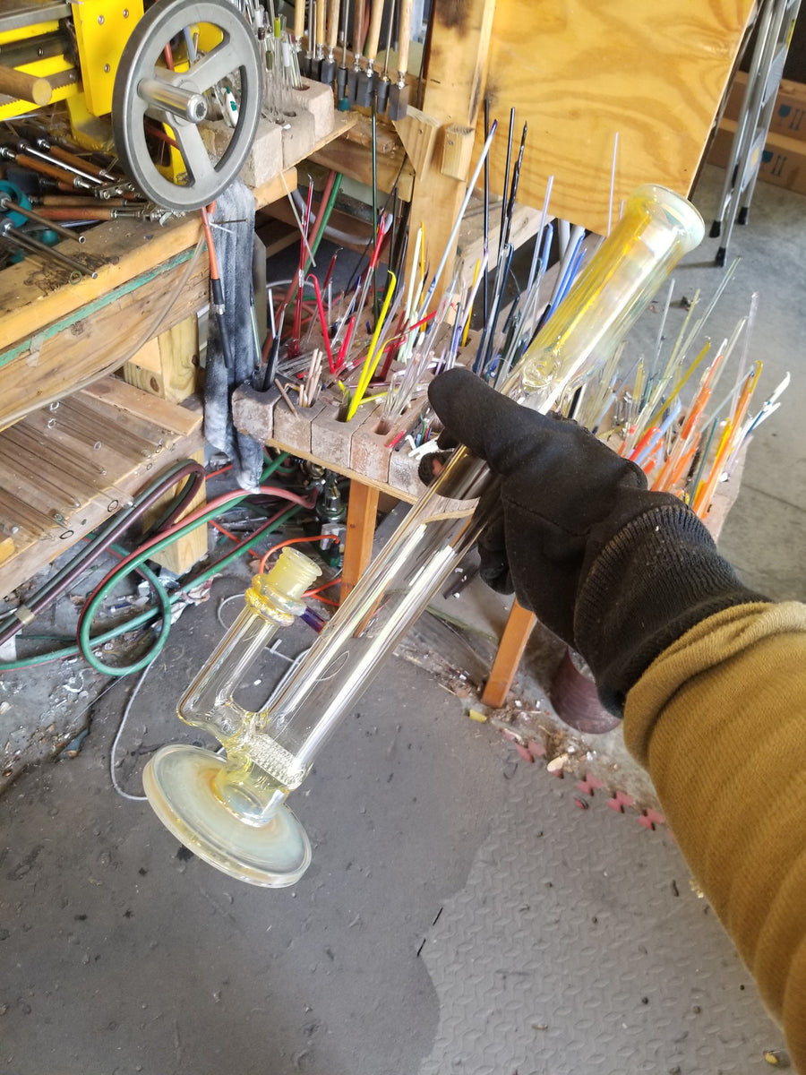 Stacker gridline silver with perc options – AshMe Glass