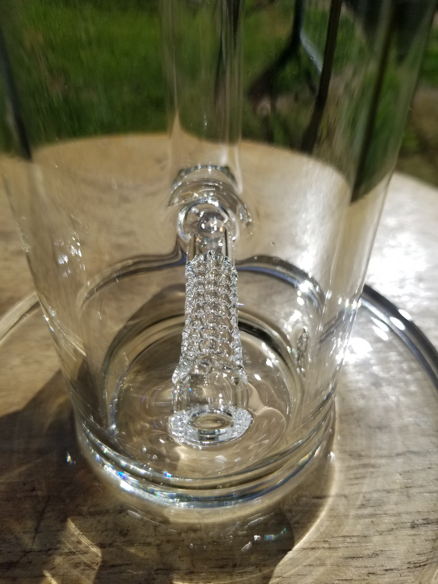 Rig style Bub with 60 hole stacker perc – AshMe Glass