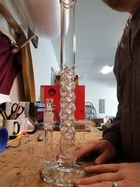 Mega pinch 60 or 120 hole perc in clear – AshMe Glass